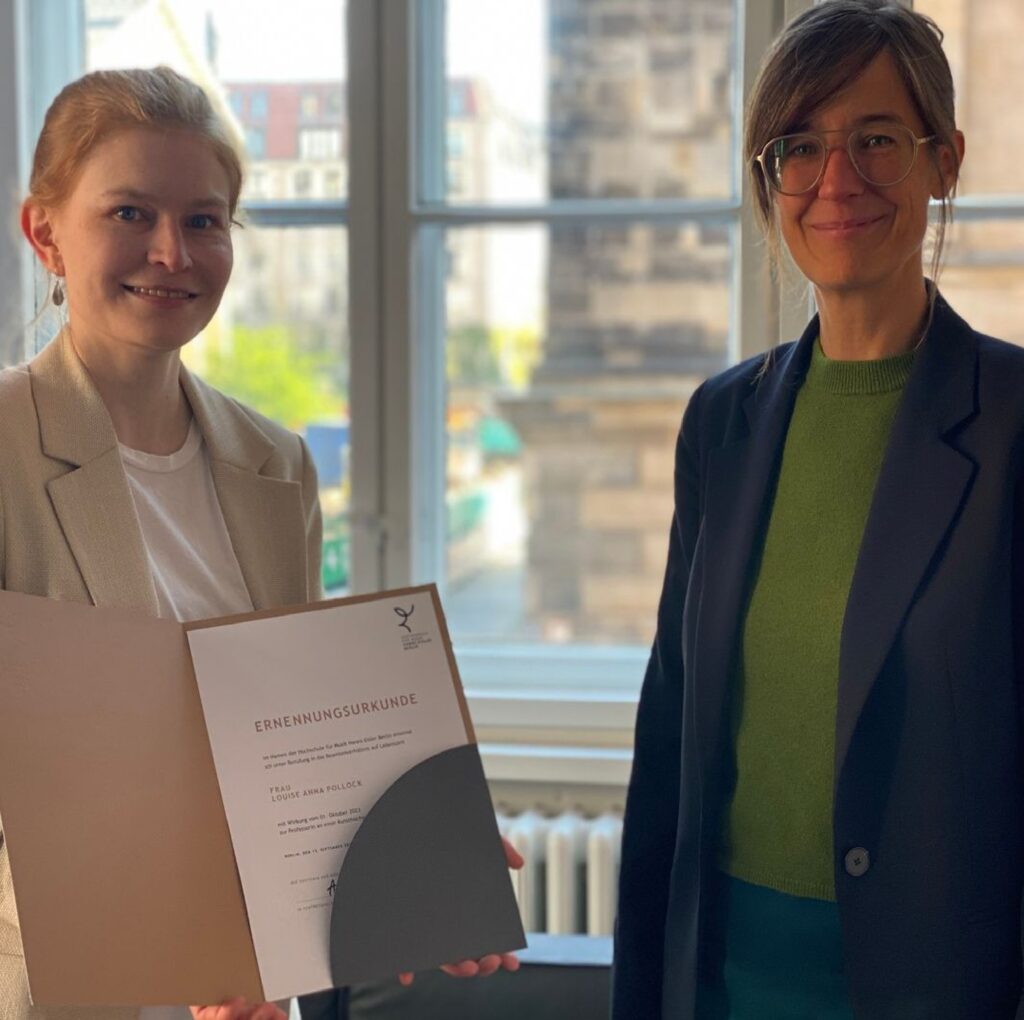 Louise Pollock new professor in Berlin - International Trombone Association